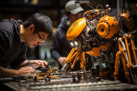 Robotics Research Laboratory Generative Ai Premium Ai Generated Image