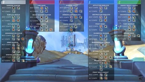 월드 오브 워크래프트 인벤 915 2v2 티어 리스트 By Skill Capped Wow Guides 와우 인벤 확장