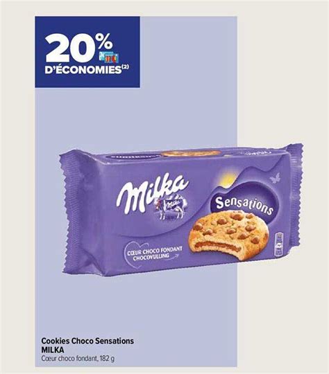 Promo Cookies Choco Sensations Milka Chez Carrefour Contact Icataloguefr