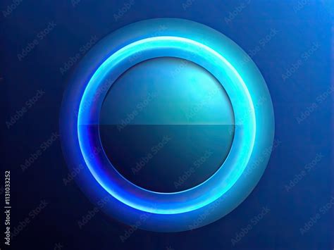 Blue Gradient Loading Circle Macro Photography Abstract Round Progress