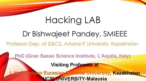 Hacking Lab Practice презентация онлайн