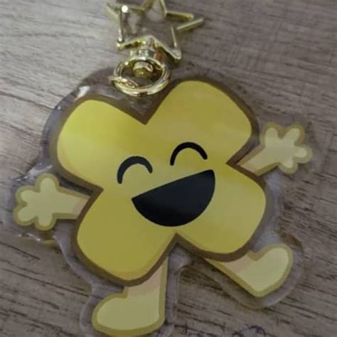 Bfdi Keychains 25 Acrylic Firey Bubble Teardrop Golfball