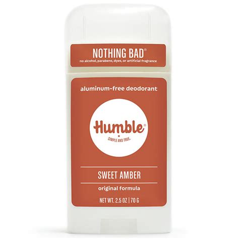 Humble Brands Aluminum Free Original Formula Deodorant Sweet Amber 2