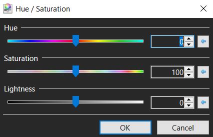Hue Saturation Issue Troubleshooting Bug Reports Paint Net Forum