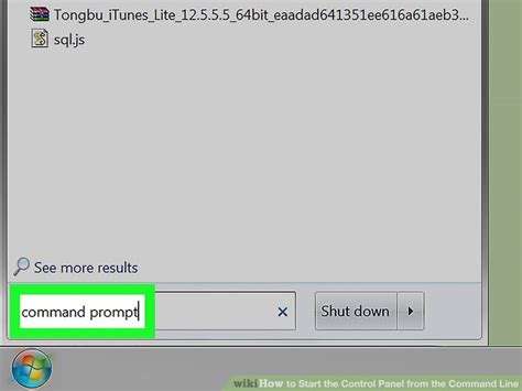 How To Start The Control Panel From The Command Line Steps