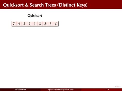 Quicksort And Binary Search Trees Ppt