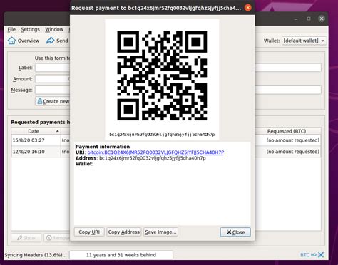 qrcode address in image is not readable · issue 54 · bitcoin core gui