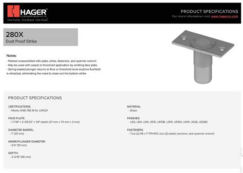 Dust Proof Strike Us10b Decoaccesorios