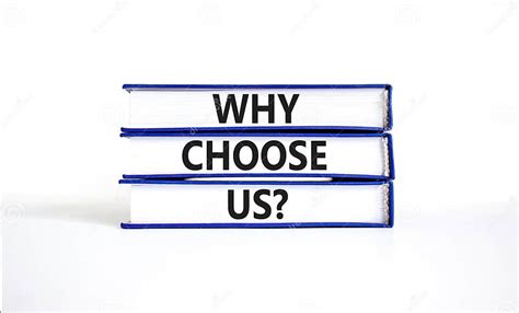 Pourquoi Choisir Le Symbole Us Concept Mot Pourquoi Nous Choisir Dans