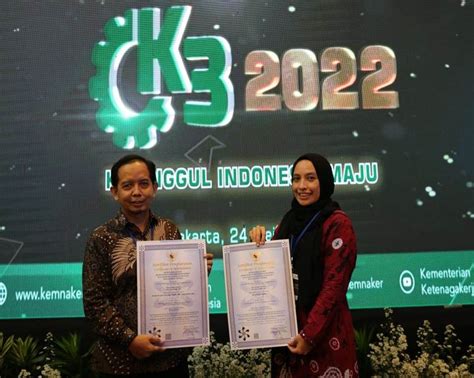 Unit Usaha Dan Mitra APP Sinar Mas Raih Penghargaan SMK3 Dari Kemenaker