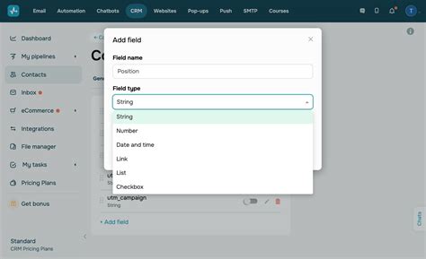 Manage Contact Attributes Sendpulse
