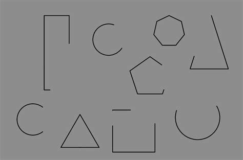 The Visible Portions Of The Amodal Shapes Perceived In Figure 1 Download Scientific Diagram