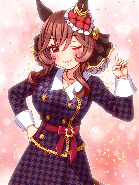 Safebooru 1girl Belt Blush Breasts Brown Hair Casual Gentildonna