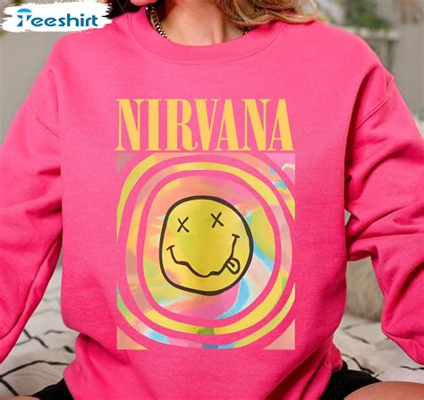 Nirvana Smiley Face Sweatshirt 9teeshirt