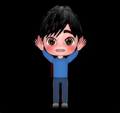 バンザイをする男の子のイラスト いらすとマッピング