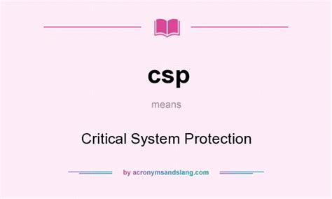 Csp Critical System Protection In Undefined By