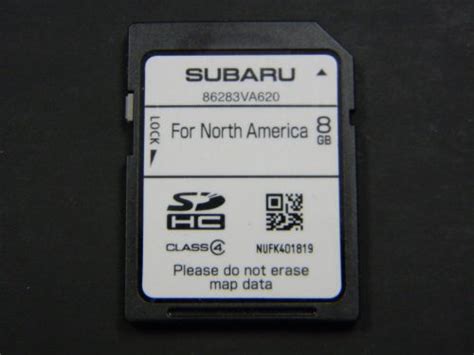 Buy Subaru Navigation Nav Sd Card Oem Genuine Va Map Data North America In Ca United