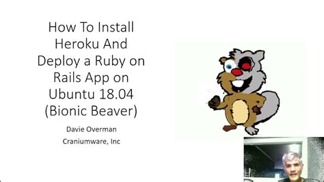 How To Install Heroku And Deploy Ruby On Rails App Youtube