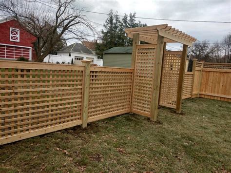 Cedar Lattice — Mid Hudson Fence Co
