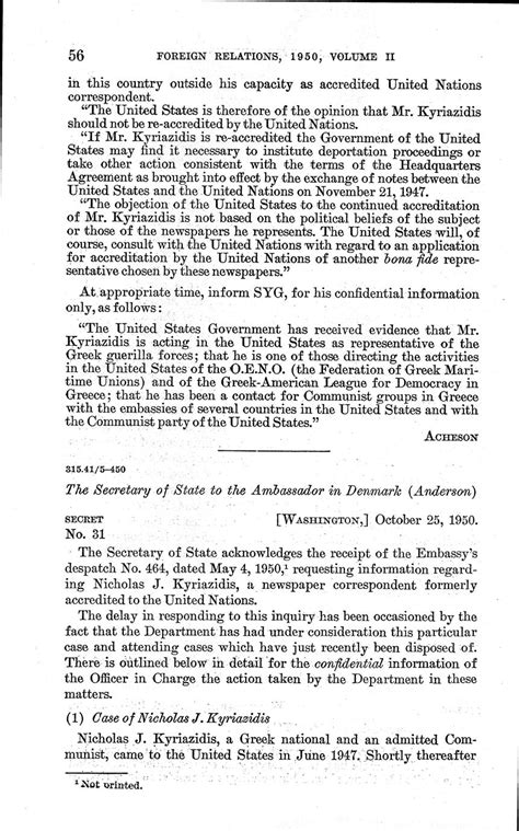 Foreign Relations Of The United States 1950 The United Nations The