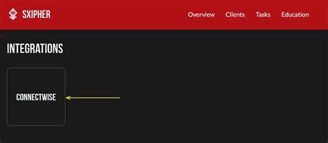 Connectwise Integration Setup Sxipher Help Center