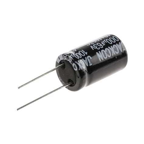 Rs Pro 7111637 1000 Microfarad Aluminium Electrolytic Capacitor 63v Dc Radial Through Hole Eezee