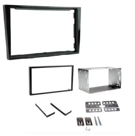 DOUBLE DIN CD Radio Stereo Facia Fascia Cage Kit For Vauxhall Corsa D PicClick UK