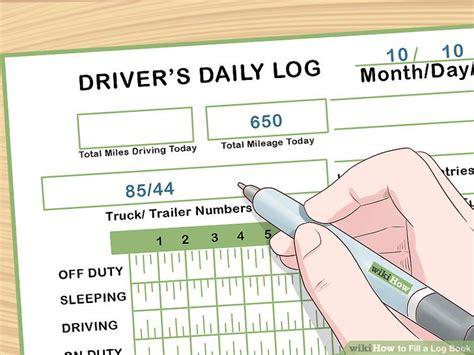 How To Fill A Log Book Steps With Pictures WikiHow