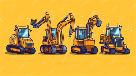 Premium Photo Bobcat Machine Iconflat Style Designvector Illustrationgenerative Ai
