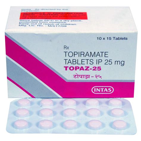Topaz-25 Tablet 15's Price, Uses, Side Effects, Composition - Apollo ...