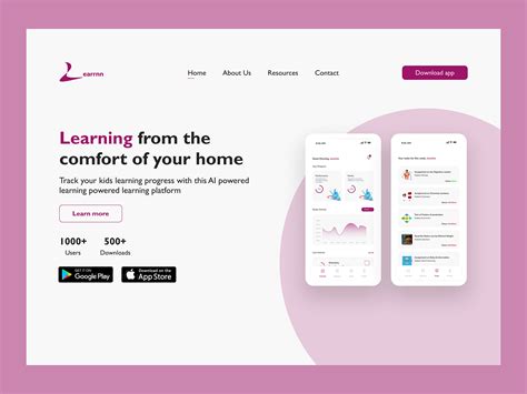 Hero Section For Lms Website By Elizabeth On Dribbble