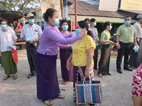 ပုဏ္ဏားကျွန်းမြို့၌ ကိုဗစ် ၁၉ ရောဂါကြိုတင်ကာကွယ်ရေးအတွက် Mask Campaign