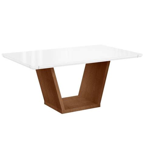 Mesa Retangular X Tampo Mdf E Vidro D Lia Nell M Veis Outros
