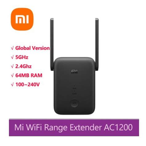 WiFi Range Extender AC1200 Penguat Sinyal 1200Mbps Repeater Lazada