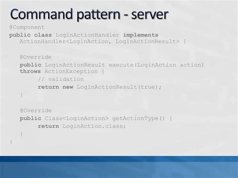 Ppt Gwt Model View Presenter And Command Pattern Powerpoint