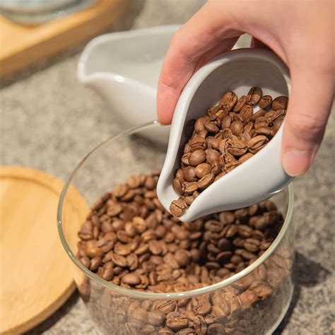 Set Of Coffee Bean Dosing Dishes Loveramics Champions Signature White