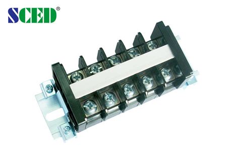 600v 60a Rail Mounted Terminal Block 14 00mm Electrical Terminal Blocks 4 20 Awg