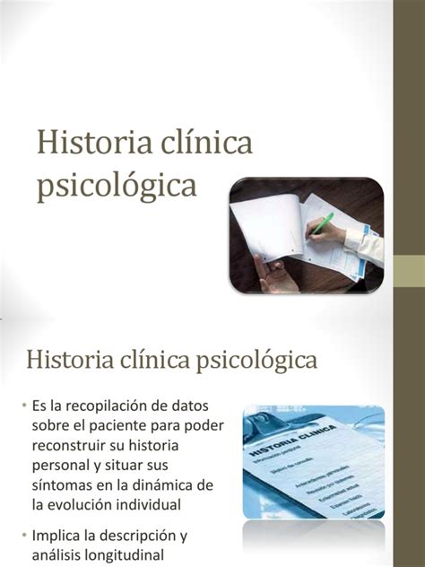 Historia Clínica Psicológica Pdf
