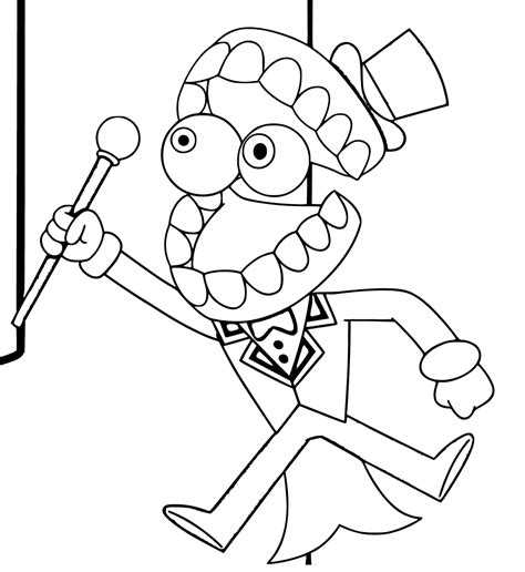 The Amazing Digital Circus Printable Coloring Page Download Print Or