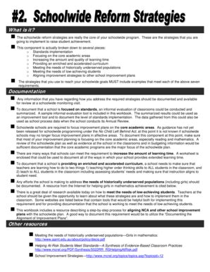 Fillable Online Dpi State Nd Schoolwide Reform Strategies Dpi State