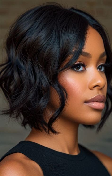 Default Short Hairstyles For Black Wavy Hair 2 1 Em 2024 Cabelo Curto
