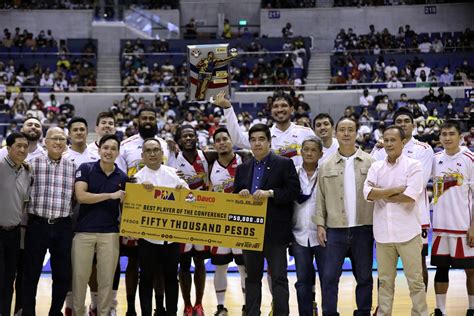 Pba San Miguel Star June Mar Fajardo Wins Ninth Bpc Award Inquirer