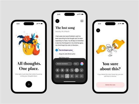 Note Taking App UI Figma Take Notes App App Ui Moodboard App
