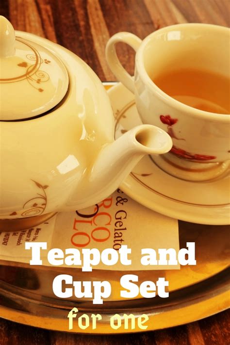 Teapot And Cup Set For One Cheery Room