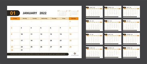 템플릿 기업 디자인 주간을 위한 2022 캘린더 플래너 세트가 일요일에 시작됩니다 0명에 대한 스톡 벡터 아트 및 기타 이미지