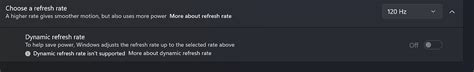 Windows Dynamic Refresh Rate Not Supported On K Display Framework Laptop Framework