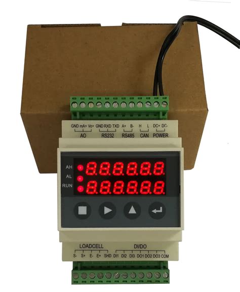 high precision led electronic weighing control indicator for load cell 3transistor switch