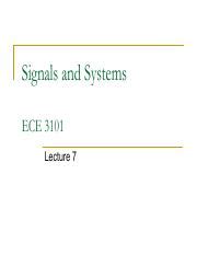 Understanding Signals And Systems Analysis Of LTI Systems Using Course Hero