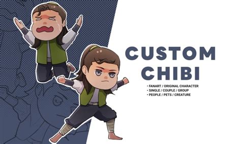 Draw Cute Chibi Character By Illdeka53 Fiverr