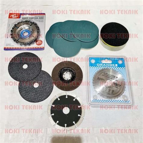 Promo Paket Mata Potong Gerinda Besi Kayu Keramik Poles Amplas Pad Inch Diskon Di Seller